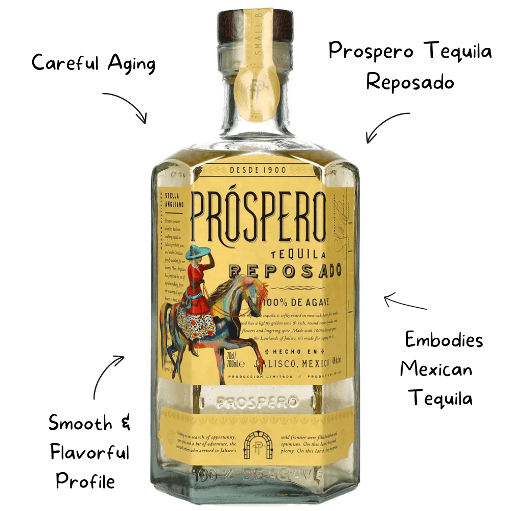 Shop Prospero Tequila Reposado Online Delivered To Your Home – WhiskeyD