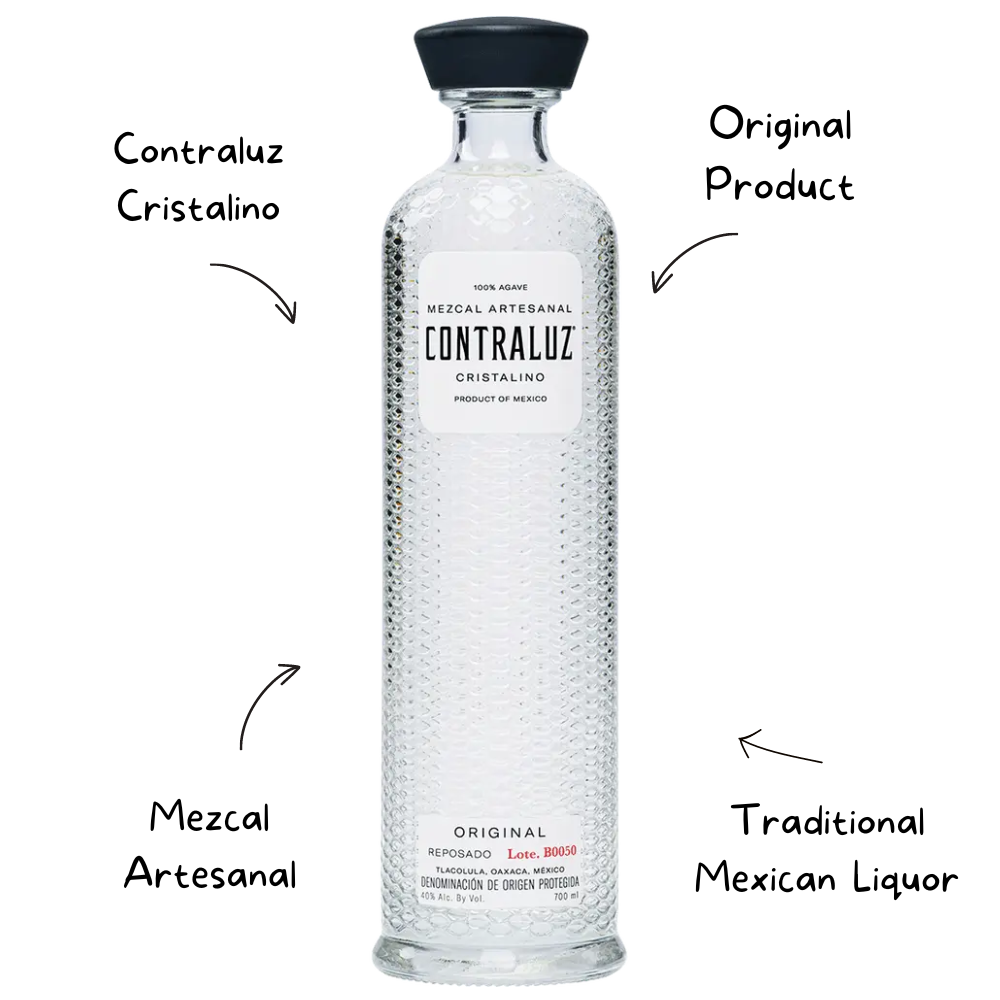 Contraluz Cristalino Mezcal Artesanal Delivered To Your Door – WhiskeyD